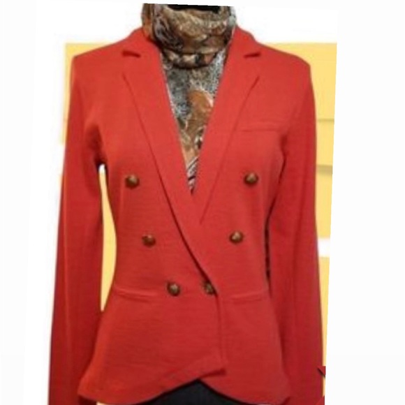 Gianni Bini | Jackets & Coats | Gianni Bini Orange Wool Knit ...